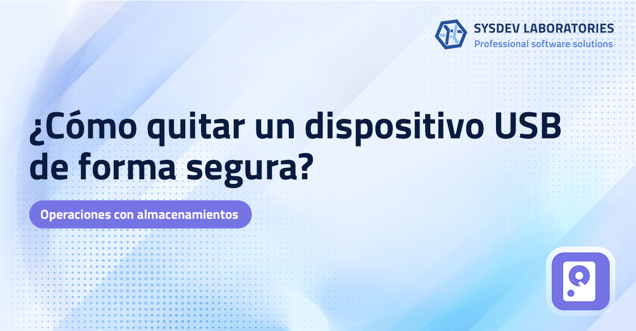¿Cómo expulsar un dispositivo USB con seguridad?