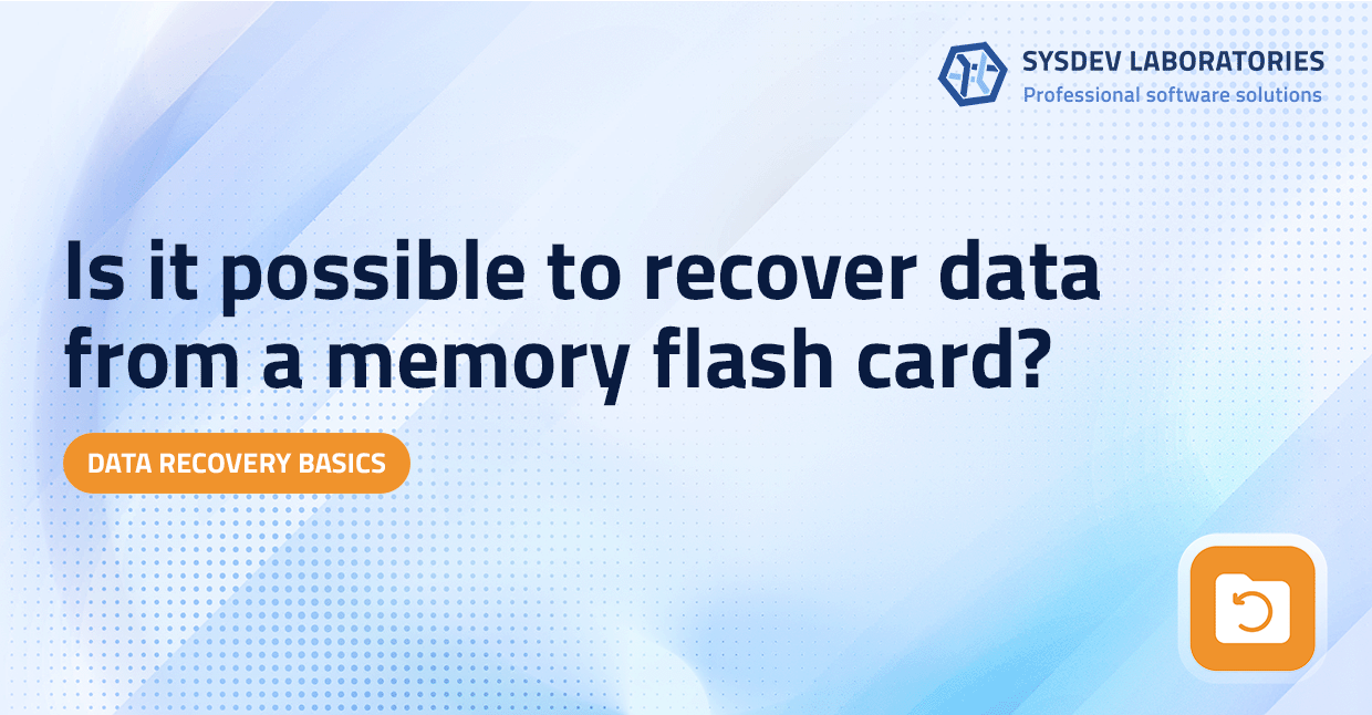 What are the chances of recovering files from a flash card?