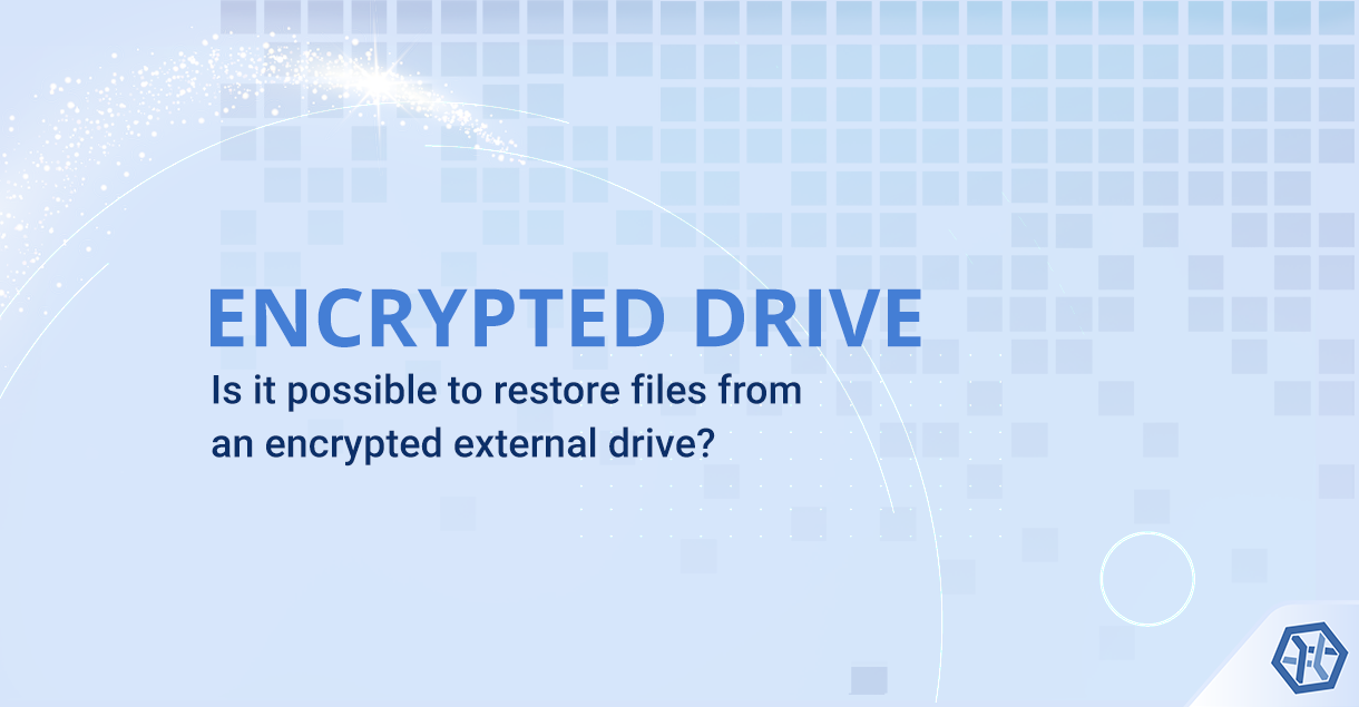 Data recovery from encrypted external storages
